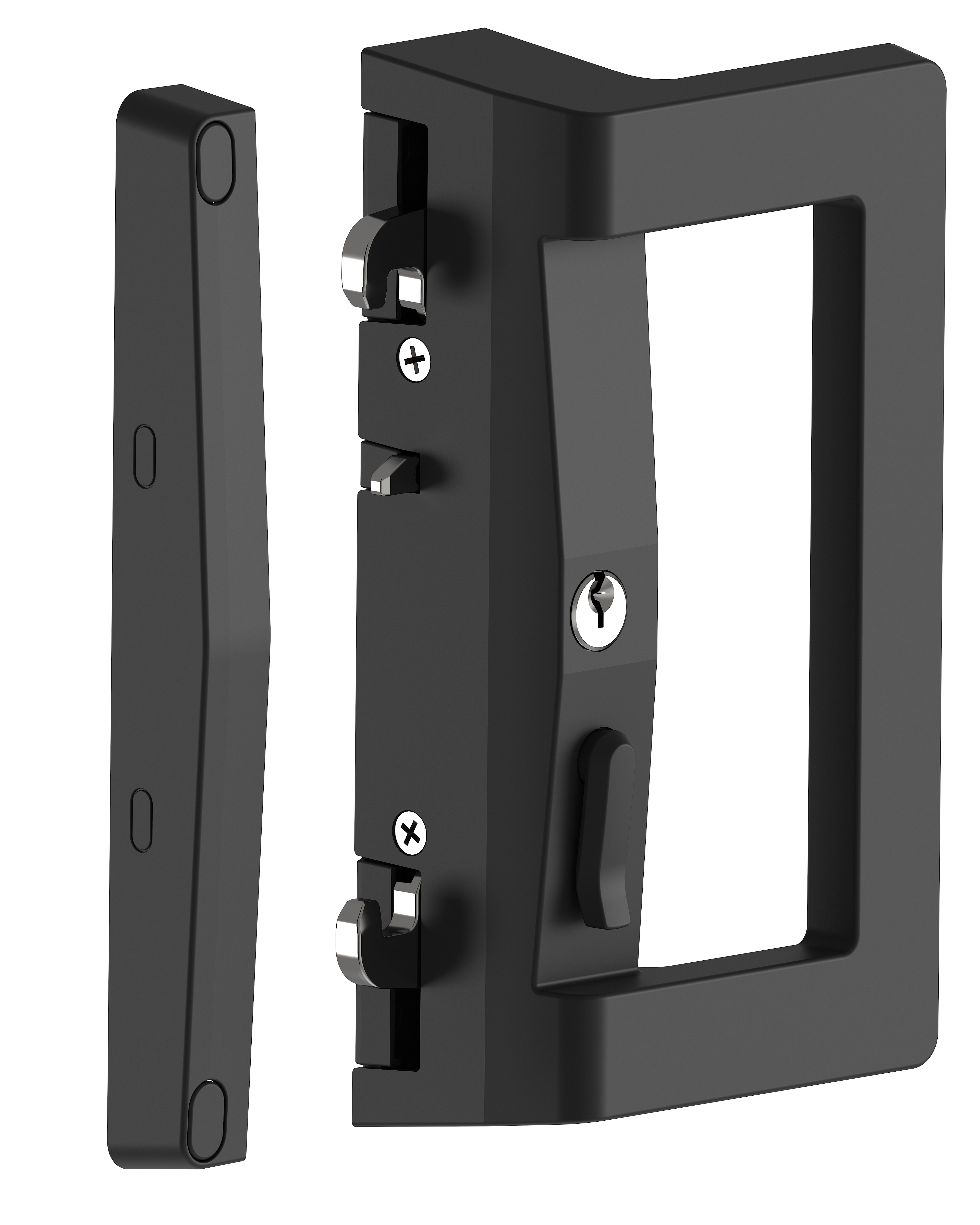 Forge Sliding Patio Door Surface Mount D Pull Lock