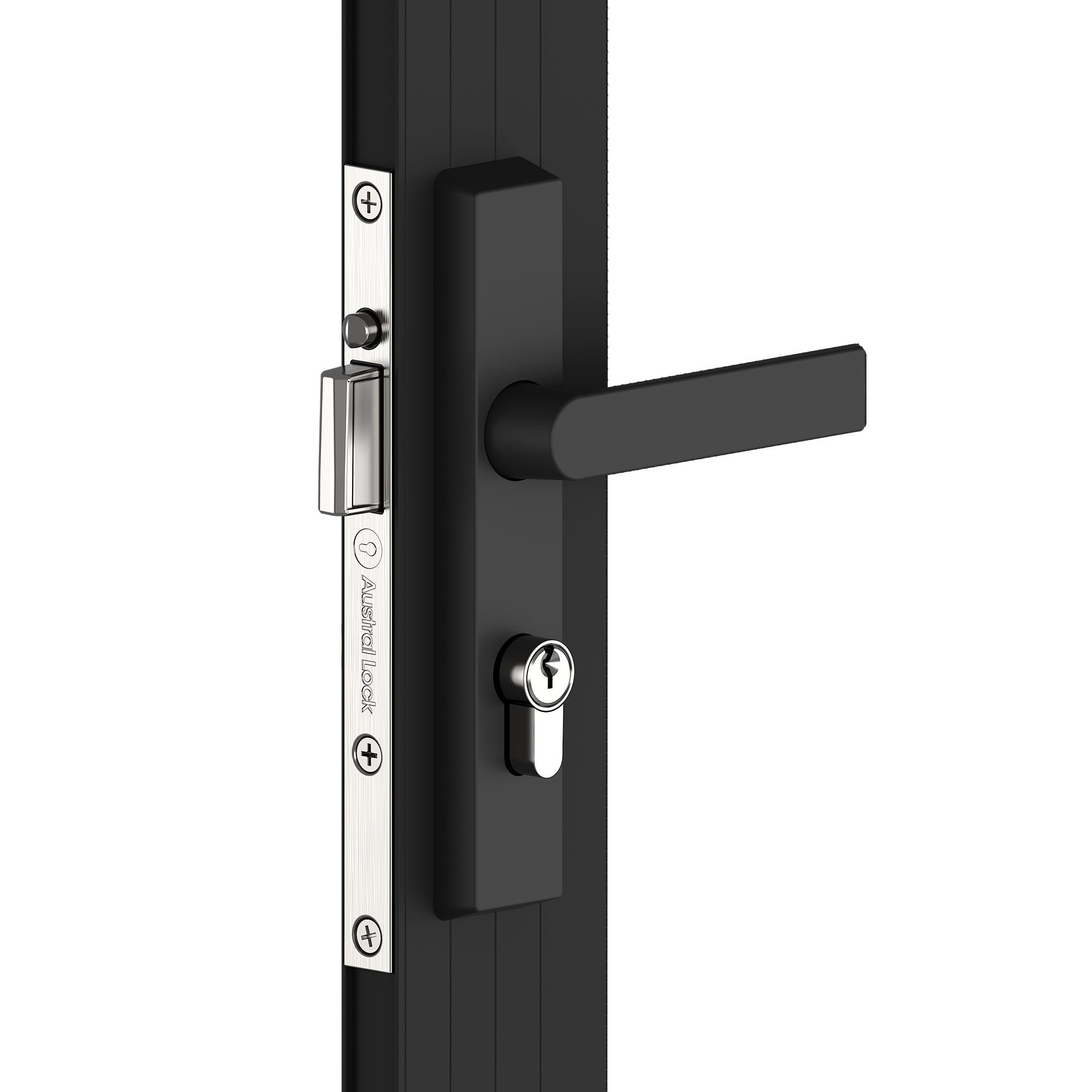 Forge Hinged Security Door Projection Bolt Lock