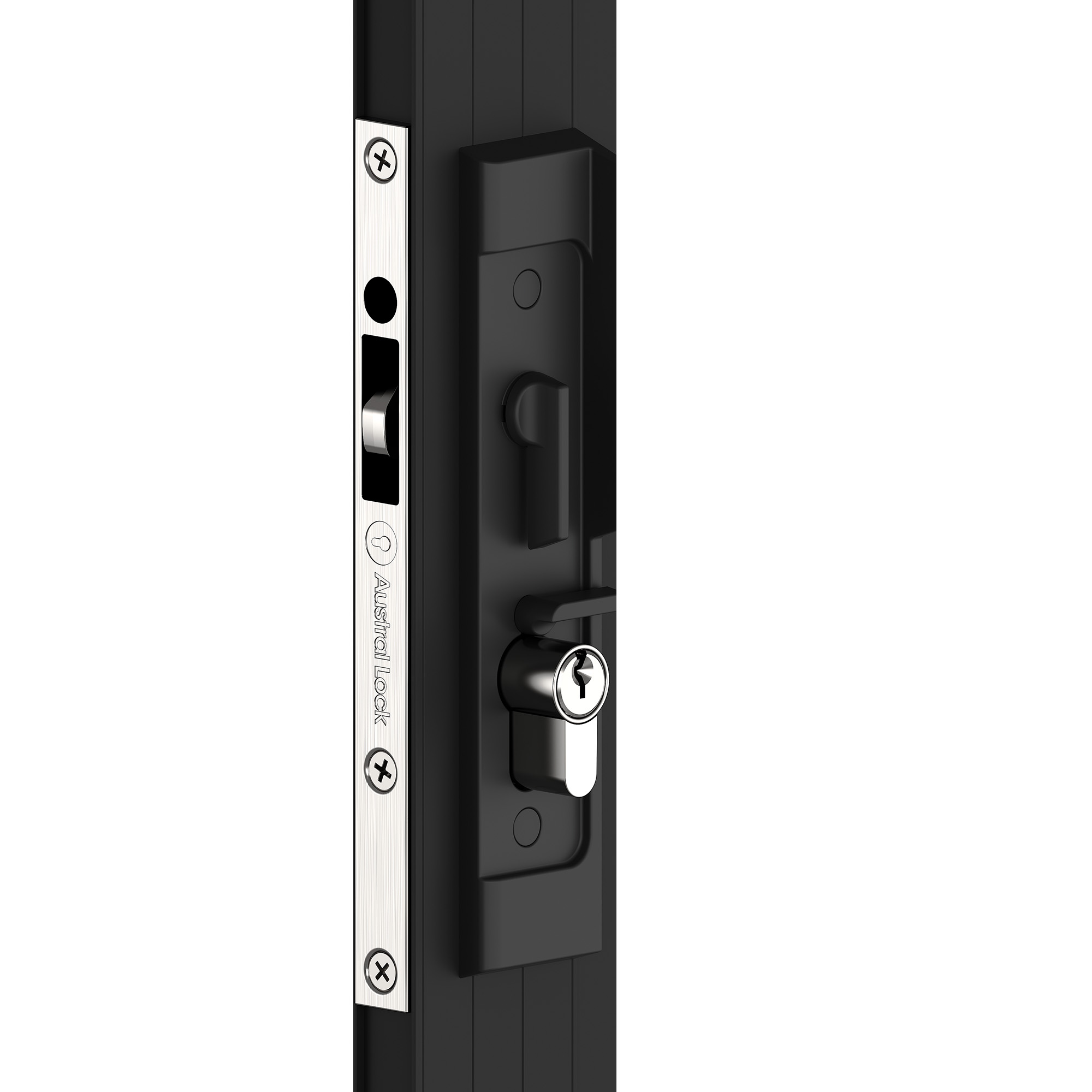 Forge Hinged Security Door Projection Bolt Lock