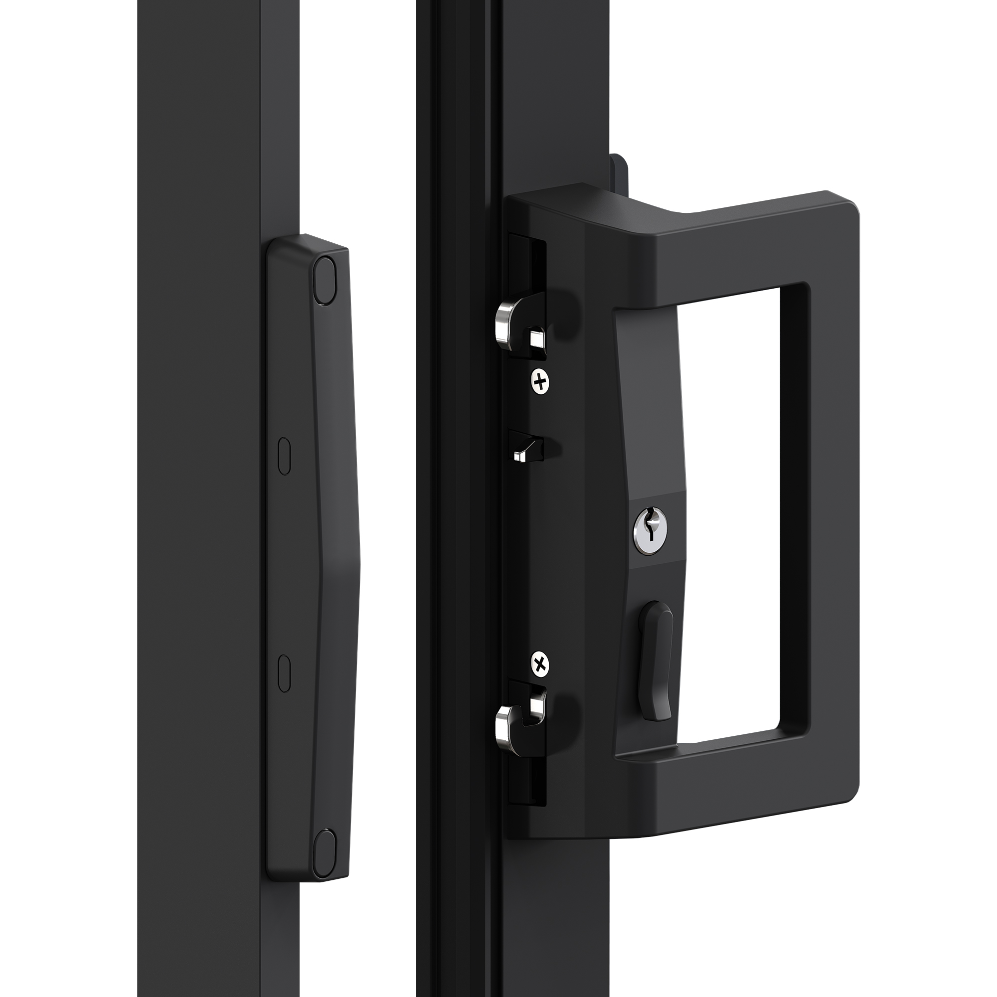 Forge Sliding Patio Door Surface Mount D Pull Lock